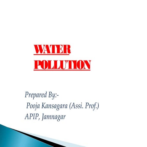 Water pollution | PPT