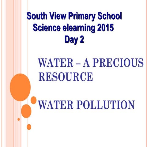 Water pollution p6 elearning 2013 (haze) | PPT