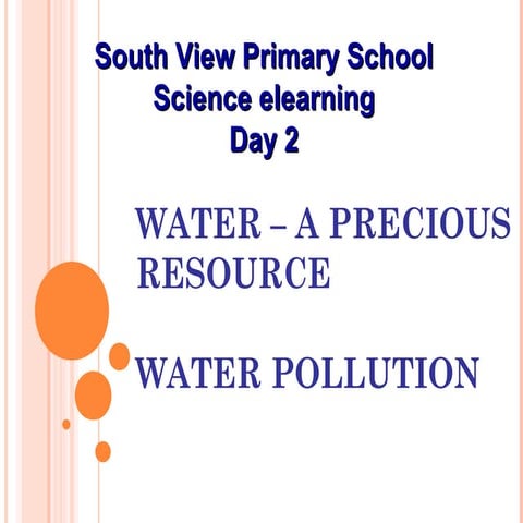 Water pollution p6 elearning 2016 (day2) | PPT