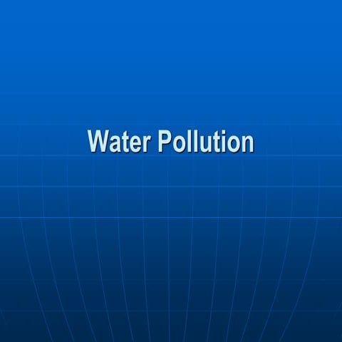 Water pollution (5) | PPT