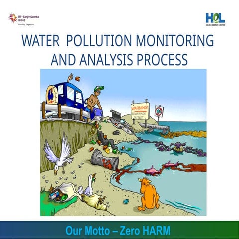 Water pollution monitoring & analysis process | PPTX