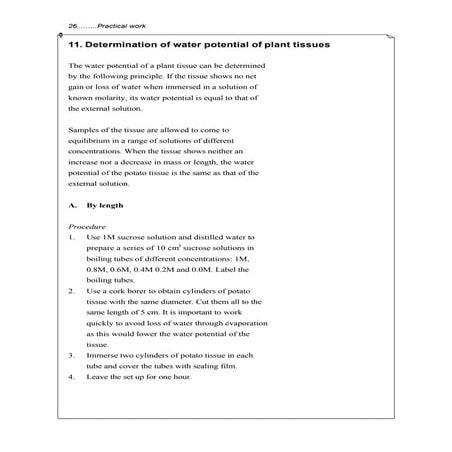 Water potential | PDF