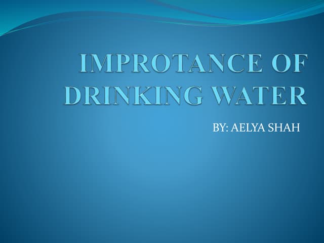Hydration | PPT