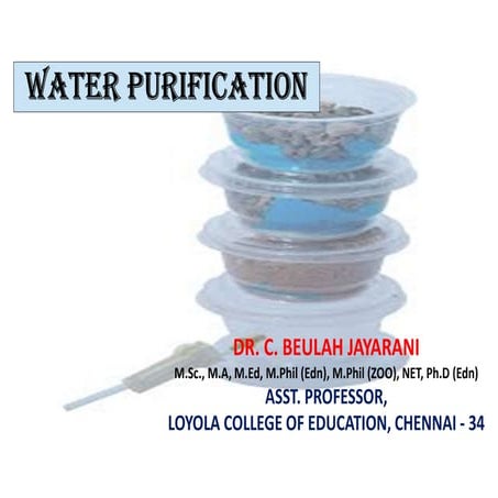 Water purification | PDF