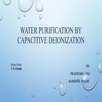 Water Purification by Capacitive Deionization - Copy.pptx