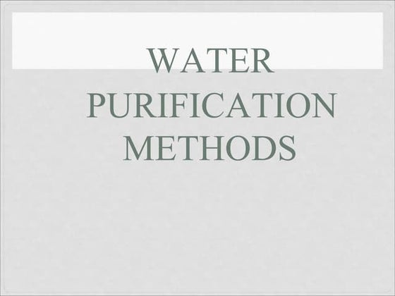 Water for kids | PPTX