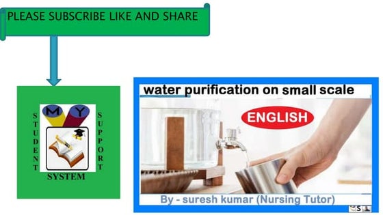 Water purification methods | PPT