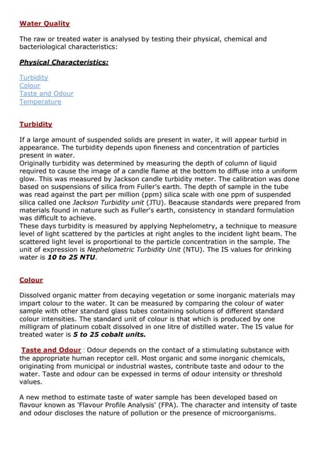 Water quality testing | PPTX | Chemistry | Science