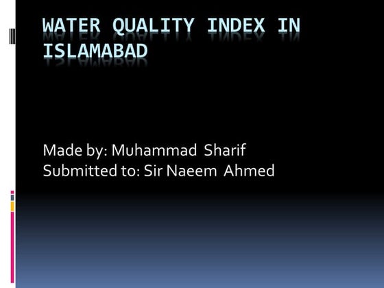 Cold water supply | PPT