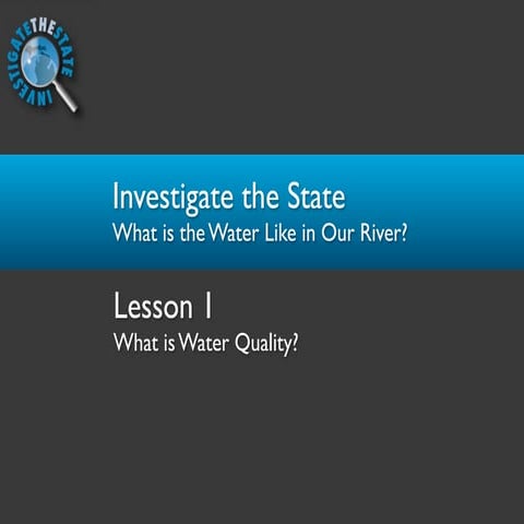 Water Quality Lesson 1 | KEY