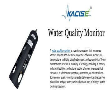 Water Quality Monitor | PPTX | Chemistry | Science