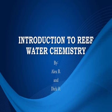 Water quality presentation with notes | PPTX