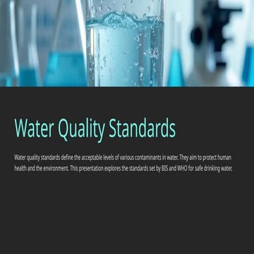 Water Quality Standards: BIS and WHO Guidelines.pptx