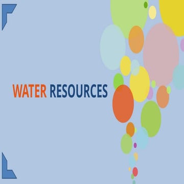 WATER RESOURCE sca SOCIAL CLASS X .pptx