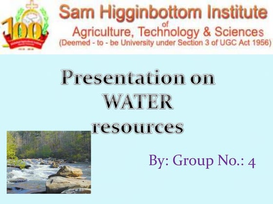 Water sources | PPT