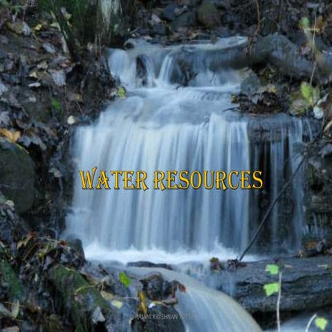 Water resources | PPT