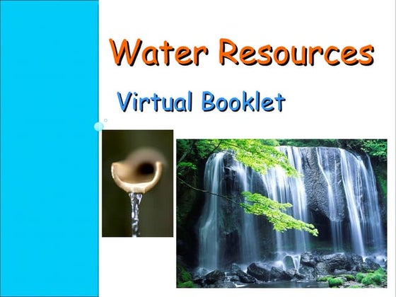 Sources of water | PPT