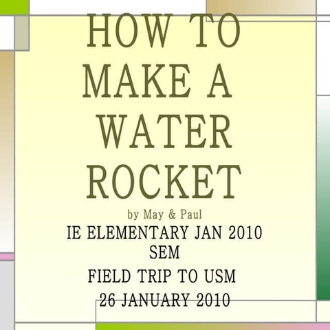 Waterrocket | PPT