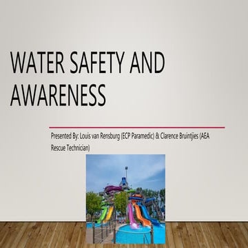 Water safety powerpoint | PPTX