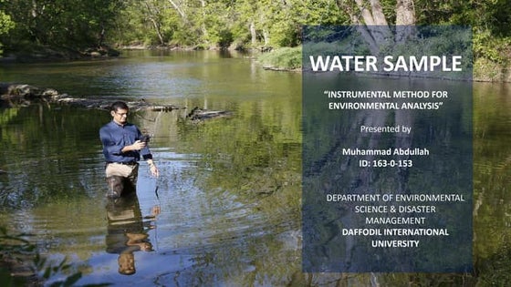 Water sampling methods and tools | PPT
