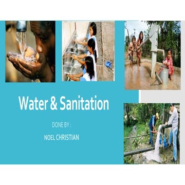 Water & Sanitation | PPTX
