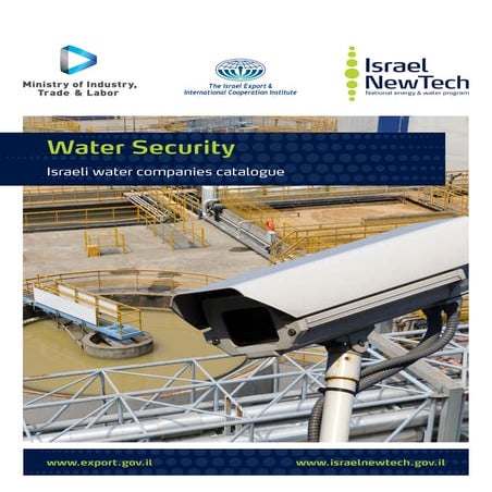 WATEC ISRAEL 2013, Israeli water companies for Watersecurity | PDF