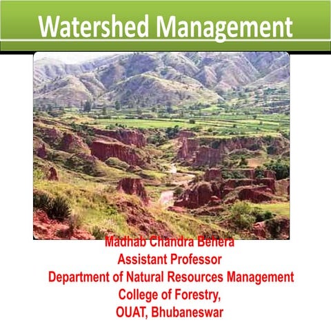 Watershed development for sustainable resource utilization pdf | PDF