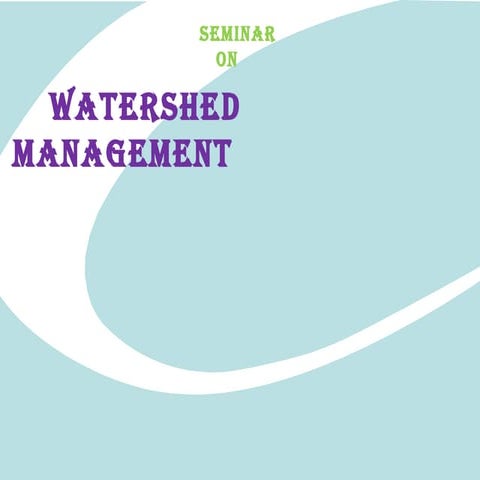 Watershed management | PPT