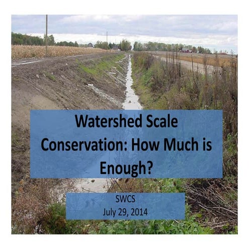 Watershed scale conservation | PDF