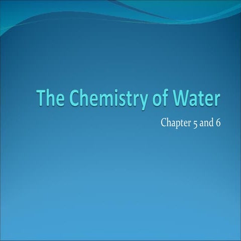 Major and minor components of seawater | PPTX