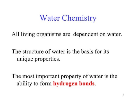 Chemical Properties Of Water For Kids English Worksheets: PROPERTIES