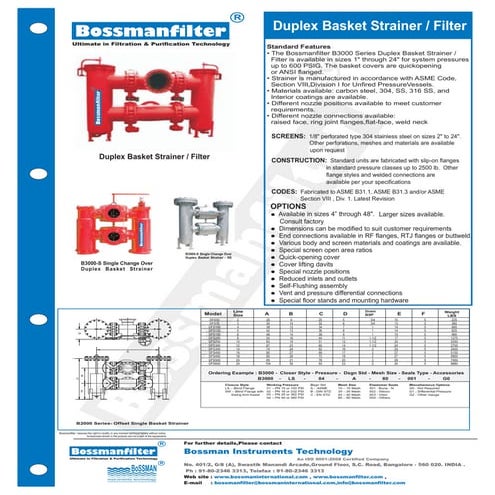 Water strainers | PDF