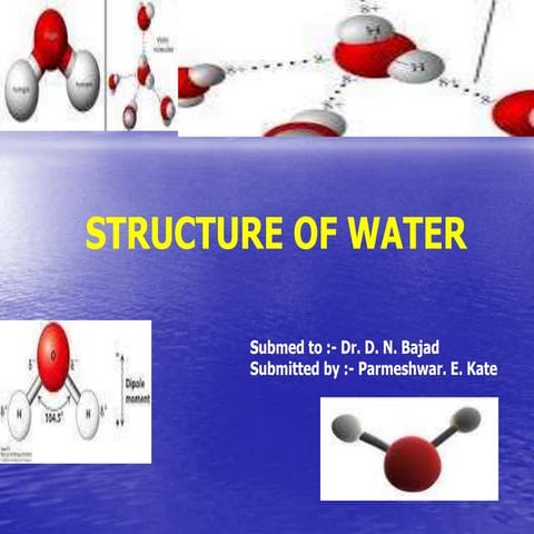 Water structure | PPTX
