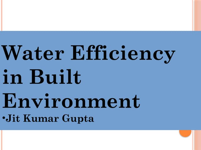 WATER RESOURCE MANAGEMENT FULL NOTES | PDF