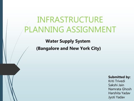 Water distribution planning in urban area | PPT