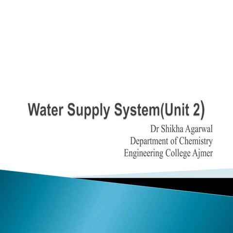 Water Supply System: water treatment, storage and supply.pptx