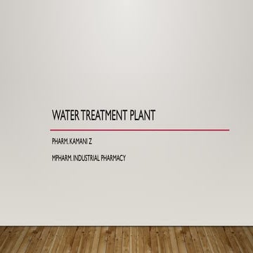 presentation for pharmaceutical Water system.pptx
