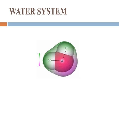 Water system , IMPORTANCE OF WATER & Water Treatment | PPT