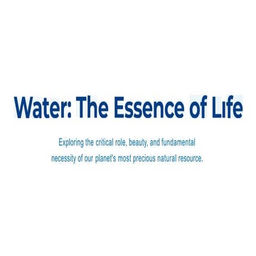 Introduction to Water | PowerPoint presentation.pptx