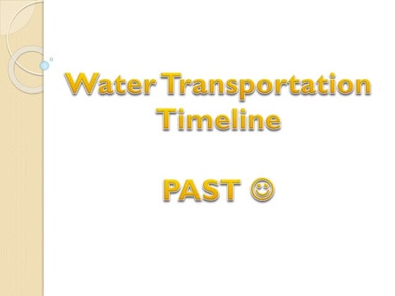 Evolution of water transport | PPTX