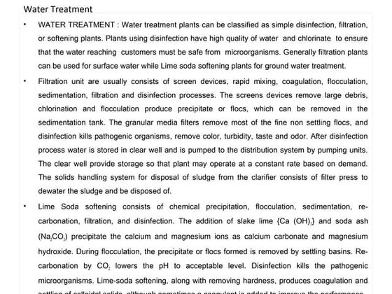 water treatment plant ppt | PPT