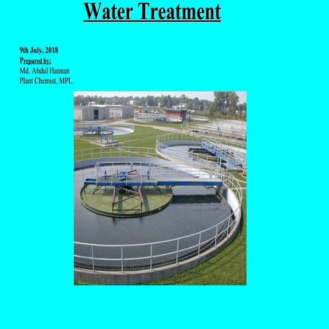 Water Treatment | PPT