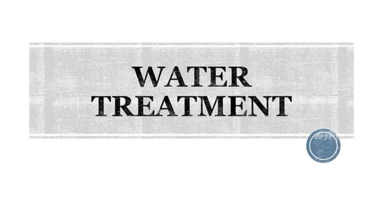 Water purification methods | PPT