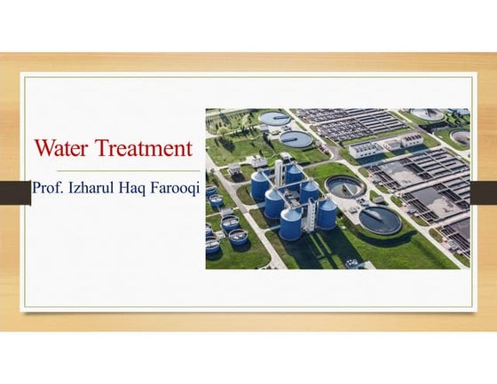 water treatment plant ppt | PPT