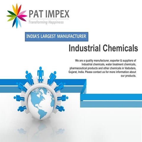 WATER TREATMENT INDUSTRIAL CHEMICALS PAT IMPEX LARGEST MANUFACTURER IN VADODARA GUJARAT INDIA | PDF
