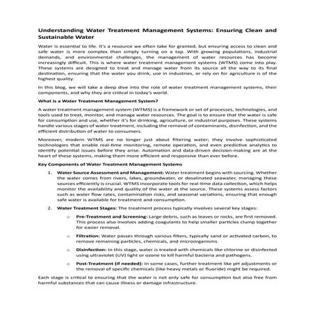 Water Treatment And Water Management.pptx