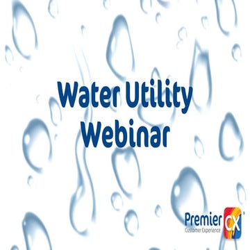 Water Utilities Customer Experience Presentation | PDF