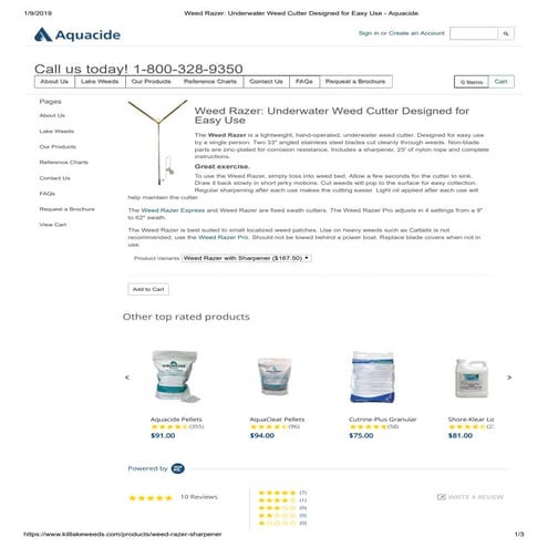 Aquacide Pellets for Water Willow Control | PDF
