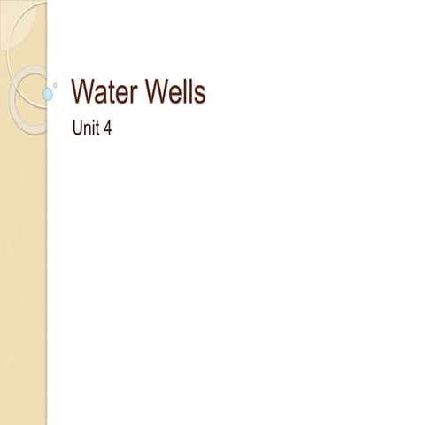 water wells.ppt