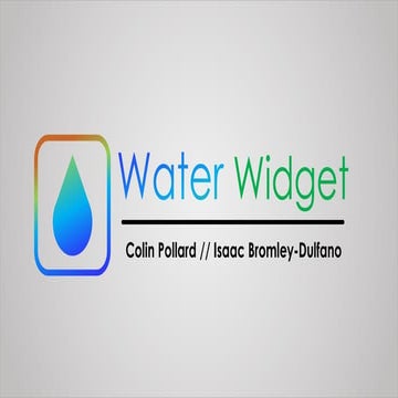 Water Widget | PDF | Technology & Computing